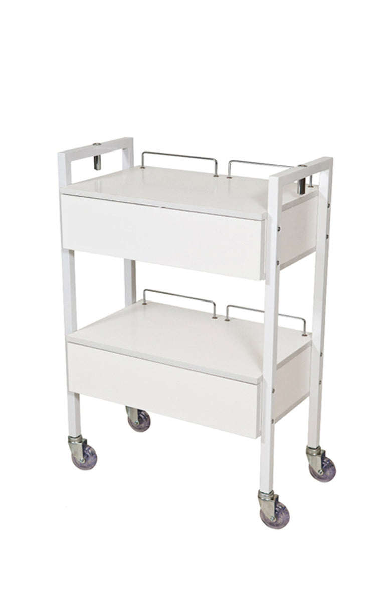 Two Draw Beauty Trolley - White – switchfunky